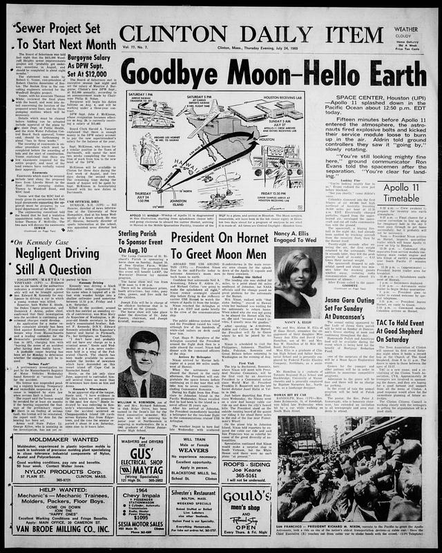 Clinton Daily Item. July 24, 1969 - Digital Commonwealth