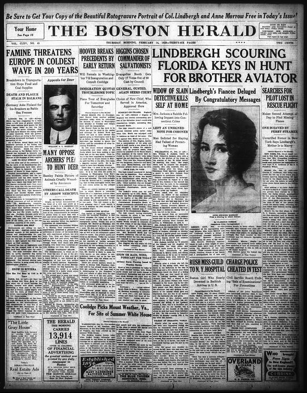 Boston Herald. February 14, 1929 - Digital Commonwealth