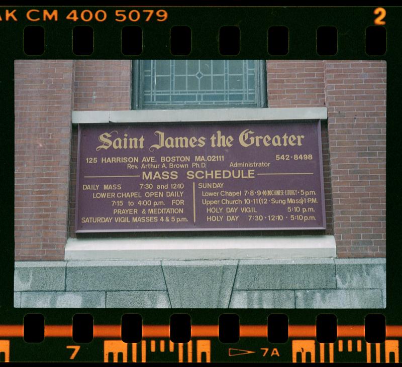 Saint James the Greater Church, Chinatown, Boston - Digital Commonwealth