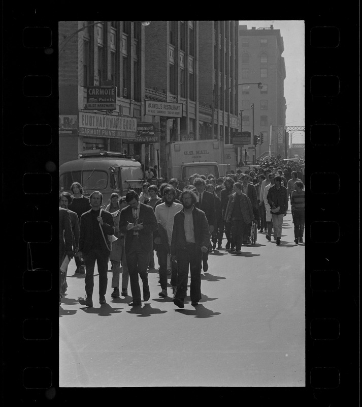 Anti-war protest at Boston Army Base - Digital Commonwealth