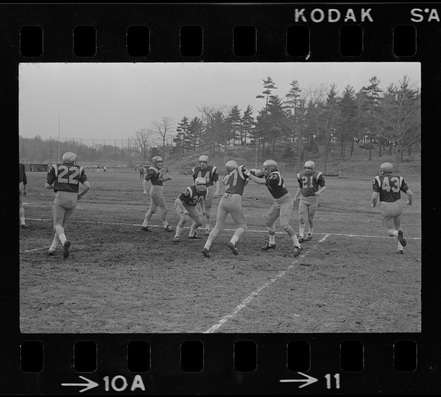 Boston College football practice - Digital Commonwealth