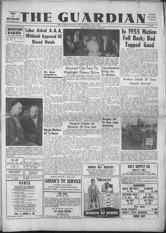 The Guardian. January 07, 1956 - Digital Commonwealth