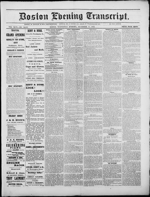 Boston Evening Transcript - Digital Commonwealth
