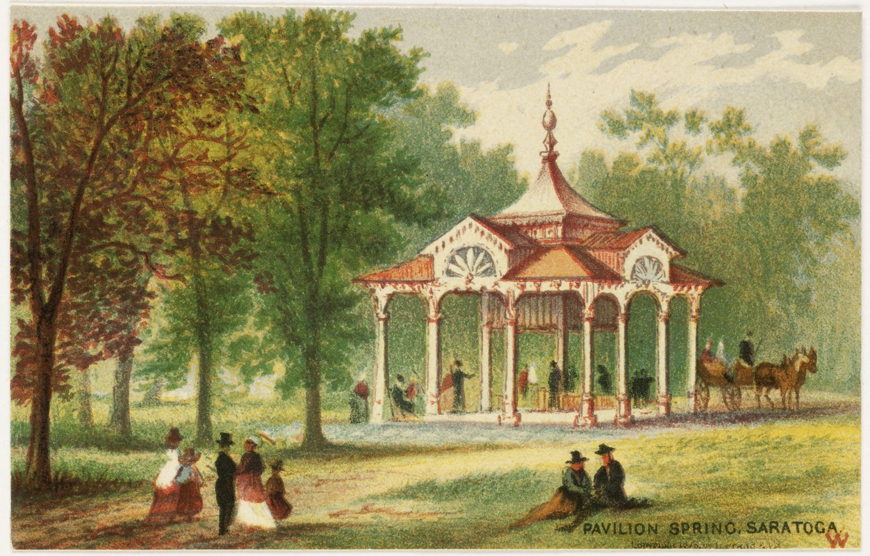 Pavilion Spring, Saratoga - Digital Commonwealth