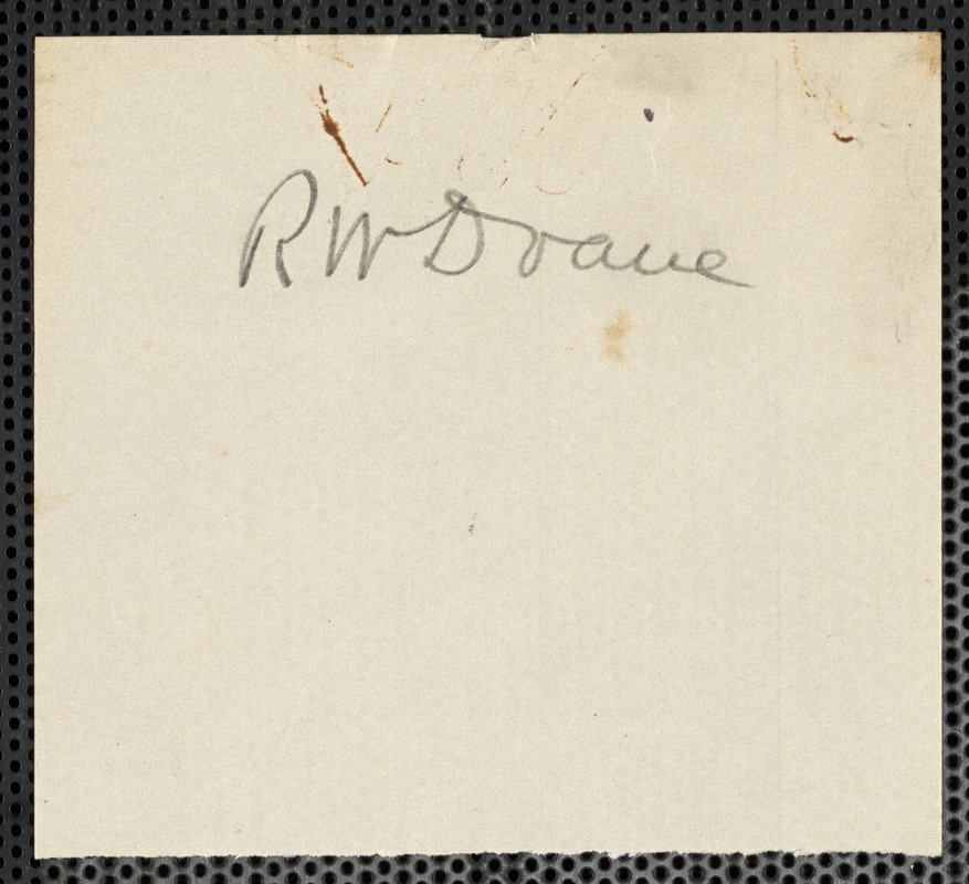 Doane, Ralph, 1886 - Digital Commonwealth