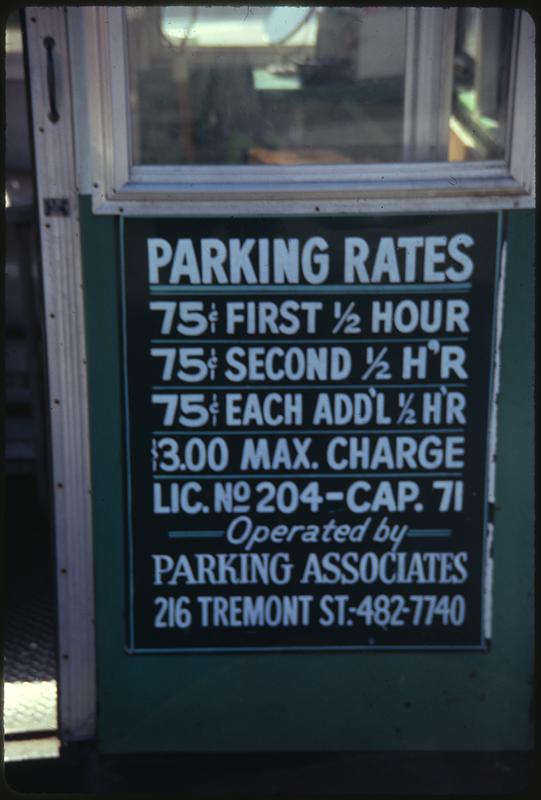 Parking rates - Digital Commonwealth