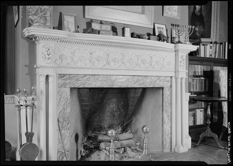Stephen Phillips House, Salem, fireplace - Digital Commonwealth