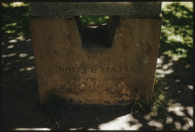 Salt Lake meridian line marker, Salt Lake City, Utah - Digital Commonwealth