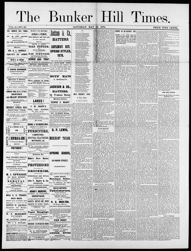 The Bunker Hill Times. May 18, 1878 - Digital Commonwealth