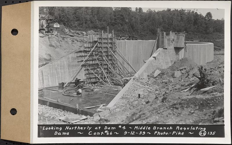 Contract No. 66, Regulating Dams, Middle Branch (New Salem), and East ...