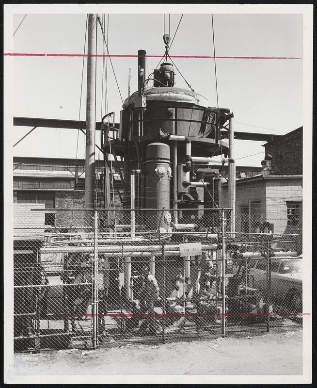 Salt Water Distillation unit developed by Dr. Kenneth C.D. Hickman and ...
