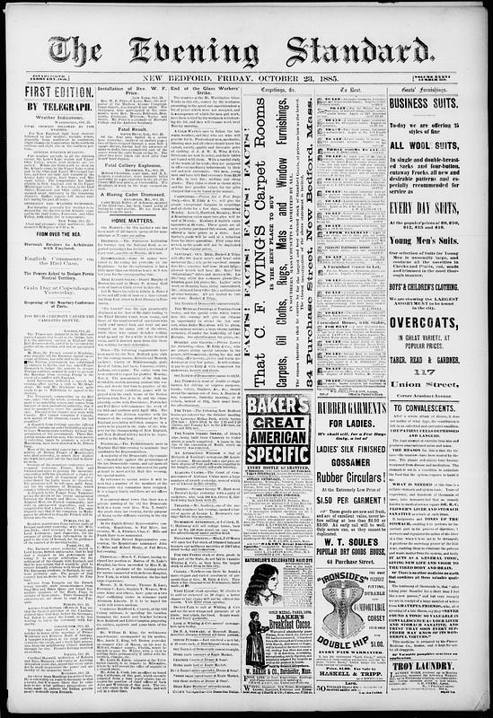 Evening Standard. October 23, 1885 - Digital Commonwealth
