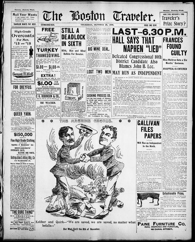 The Boston Traveler. October 20, 1898 - Digital Commonwealth