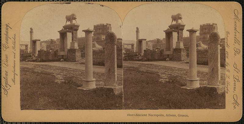 Ancient necropolis, Athens, Greece - Digital Commonwealth