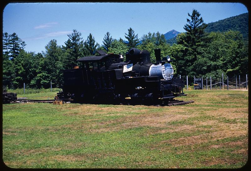 Engine, last geared locomotive, N. H. - Digital Commonwealth