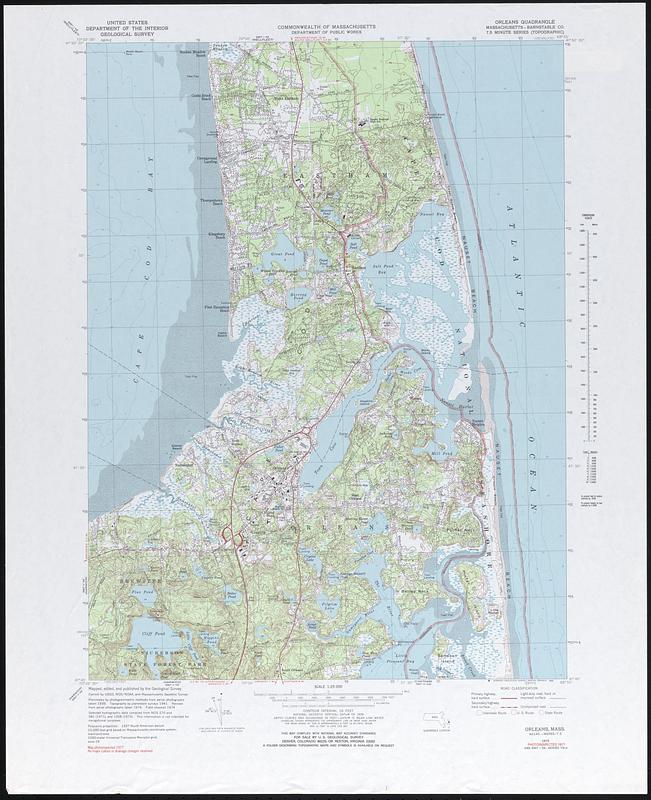 Orleans Quadrangle, Massachusetts, Barnstable Co. - Digital Commonwealth