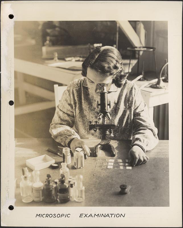 Microscopic examination - Digital Commonwealth