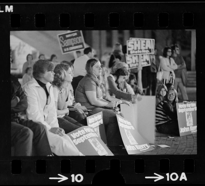 Philip L. Shea and John Kerry supporters, Massachusetts - Digital ...