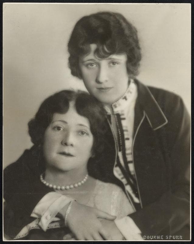 Jean Acker and her Mother - Digital Commonwealth