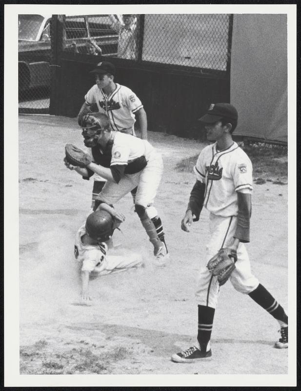 Amico scoring first. Arlington run in the sixth. Catcher Peter Cully ...