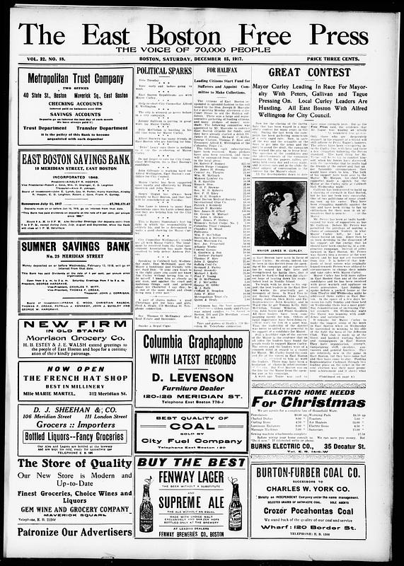 East Boston Free Press. December 15, 1917 - Digital Commonwealth
