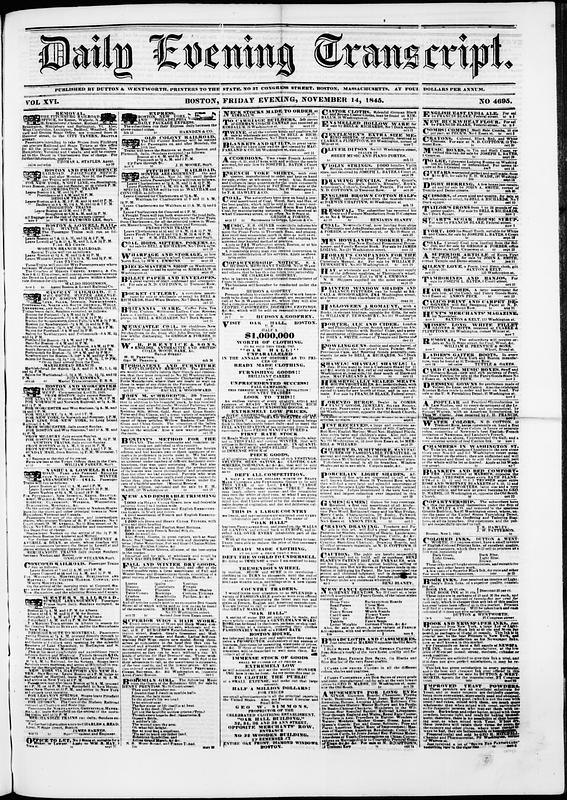 Daily Evening Transcript - Digital Commonwealth