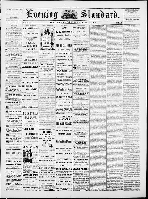 Evening Standard. June 25, 1879 - Digital Commonwealth