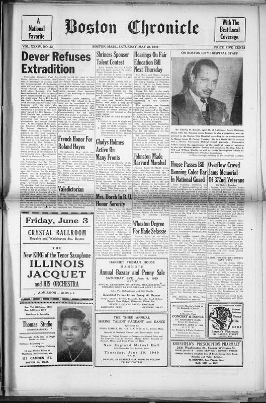 Boston Chronicle. May 28, 1949 - Digital Commonwealth