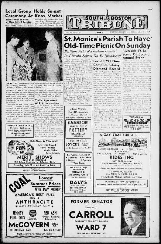 South Boston Tribune. July 27, 1950 - Digital Commonwealth
