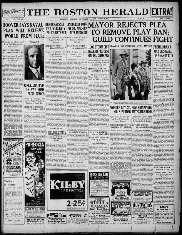 Boston Herald. September 19, 1929 - Digital Commonwealth