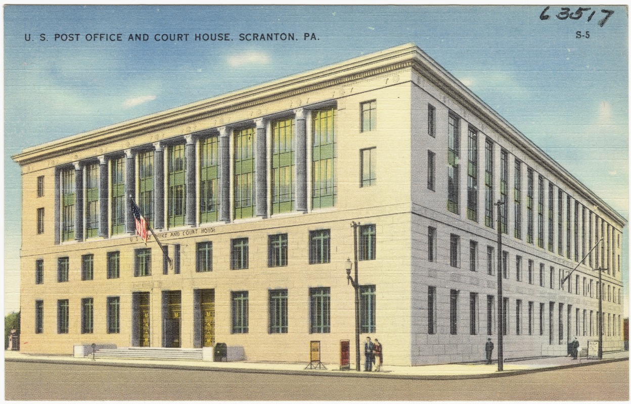 U.S. Post Office and court house, Scranton, PA. - Digital Commonwealth