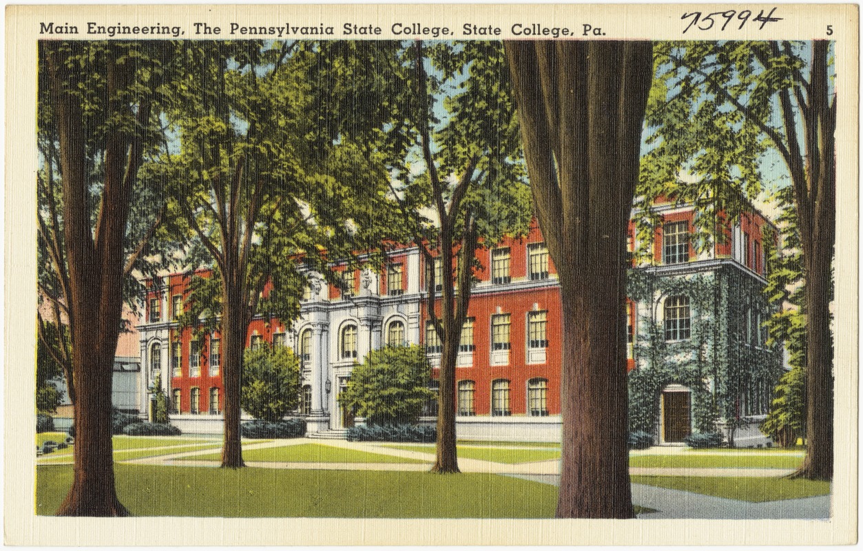 Main Engineering, The Pennsylvania State College, State College, Pa ...