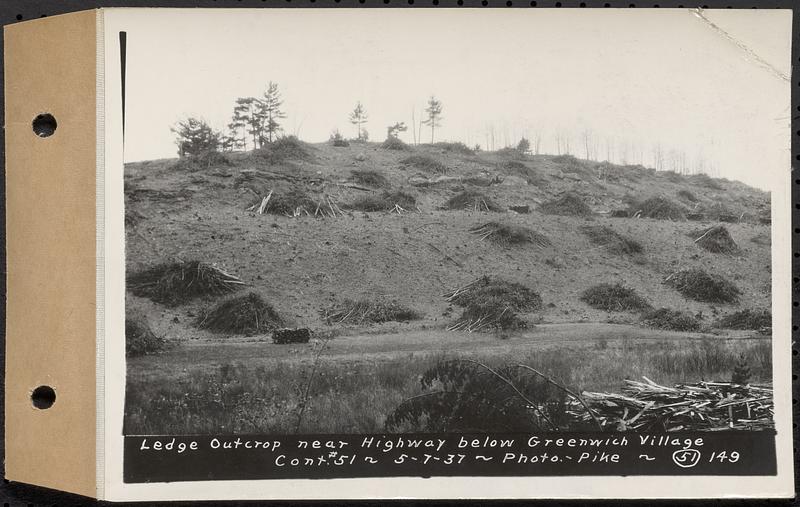 Contract No. 51, East Branch Baffle, Site of Quabbin Reservoir ...