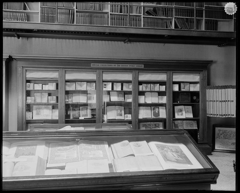 Boston Public Library. Copley Square. Fine arts exhibition room -- 50th ...