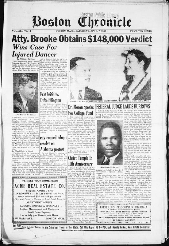 Boston Chronicle. April 07, 1956 - Digital Commonwealth