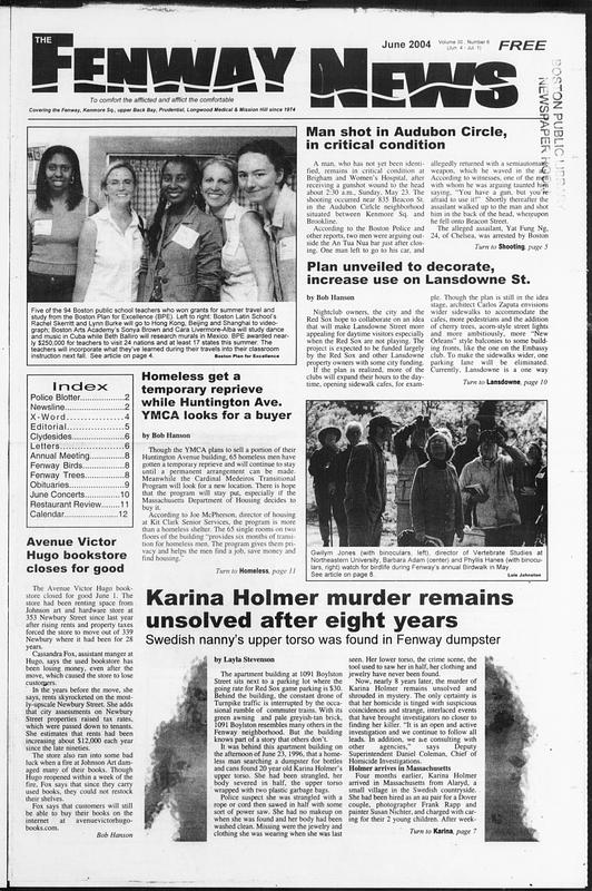 The Fenway News. June 04, 2004 - Digital Commonwealth