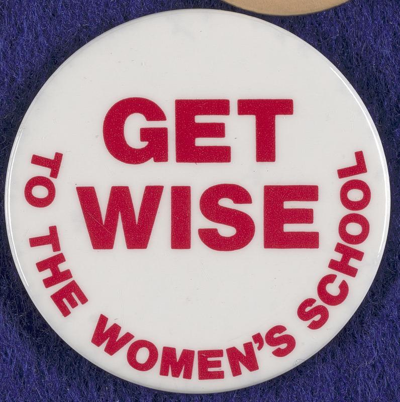 Get Wise to the Women's School button - Digital Commonwealth