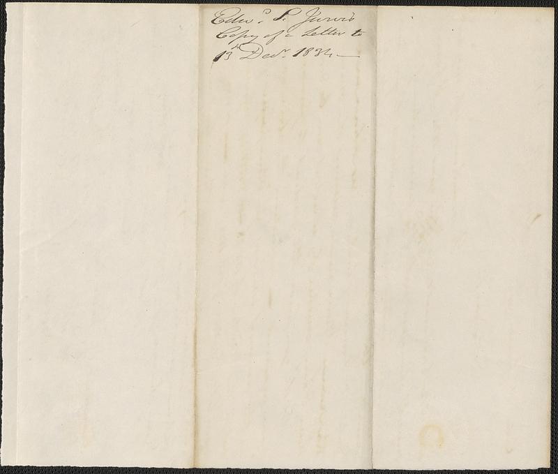 George Coffin to Edward S. Jarvis, 13 December 1834 - Digital Commonwealth