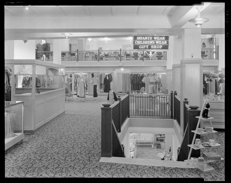 Interior, Filene's department store - Digital Commonwealth