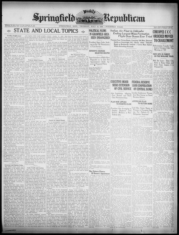 Springfield Weekly Republican - Digital Commonwealth