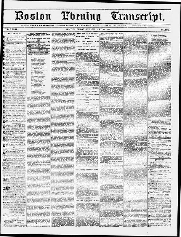 Boston Evening Transcript - Digital Commonwealth