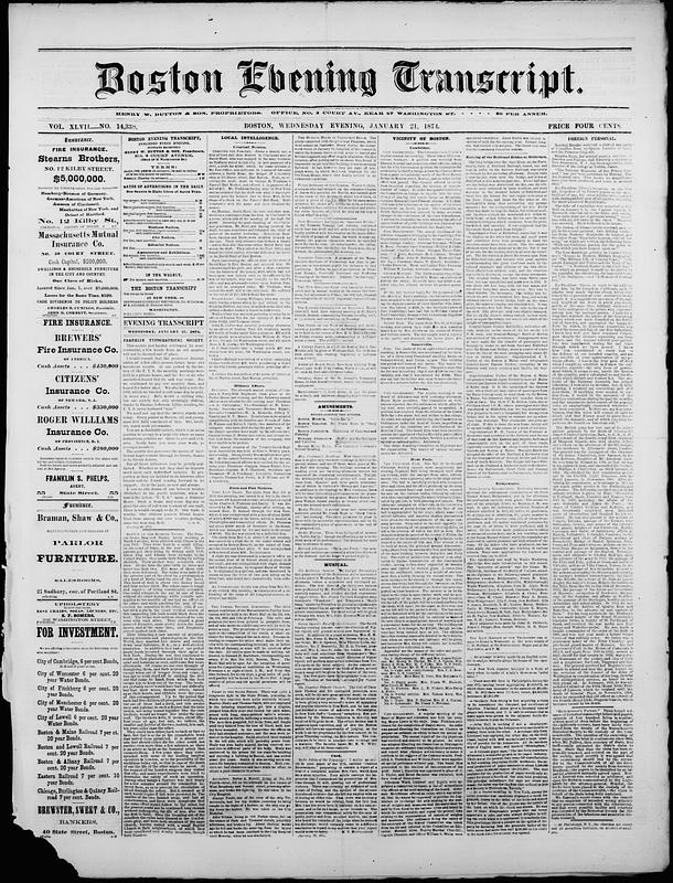 Boston Evening Transcript - Digital Commonwealth