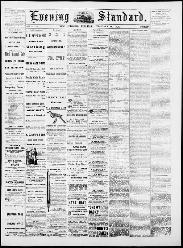 Evening Standard. February 18, 1879 - Digital Commonwealth