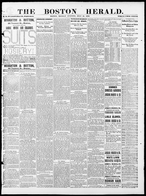 The Boston Herald. July 12, 1880 - Digital Commonwealth