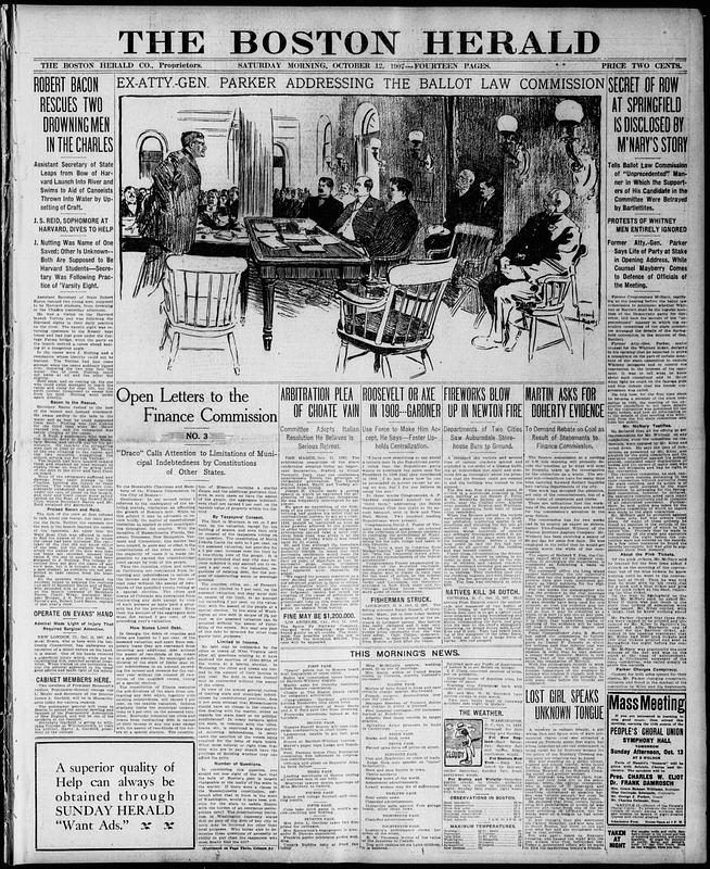The Boston Herald. October 12, 1907 - Digital Commonwealth