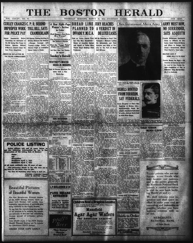 The Boston Herald. March 26, 1914 - Digital Commonwealth