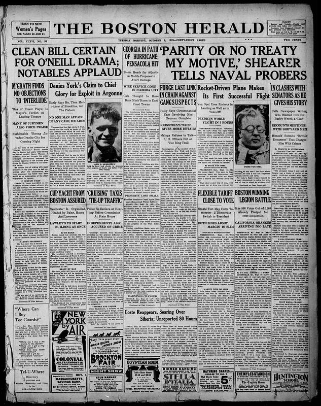 Boston Herald. October 01, 1929 - Digital Commonwealth