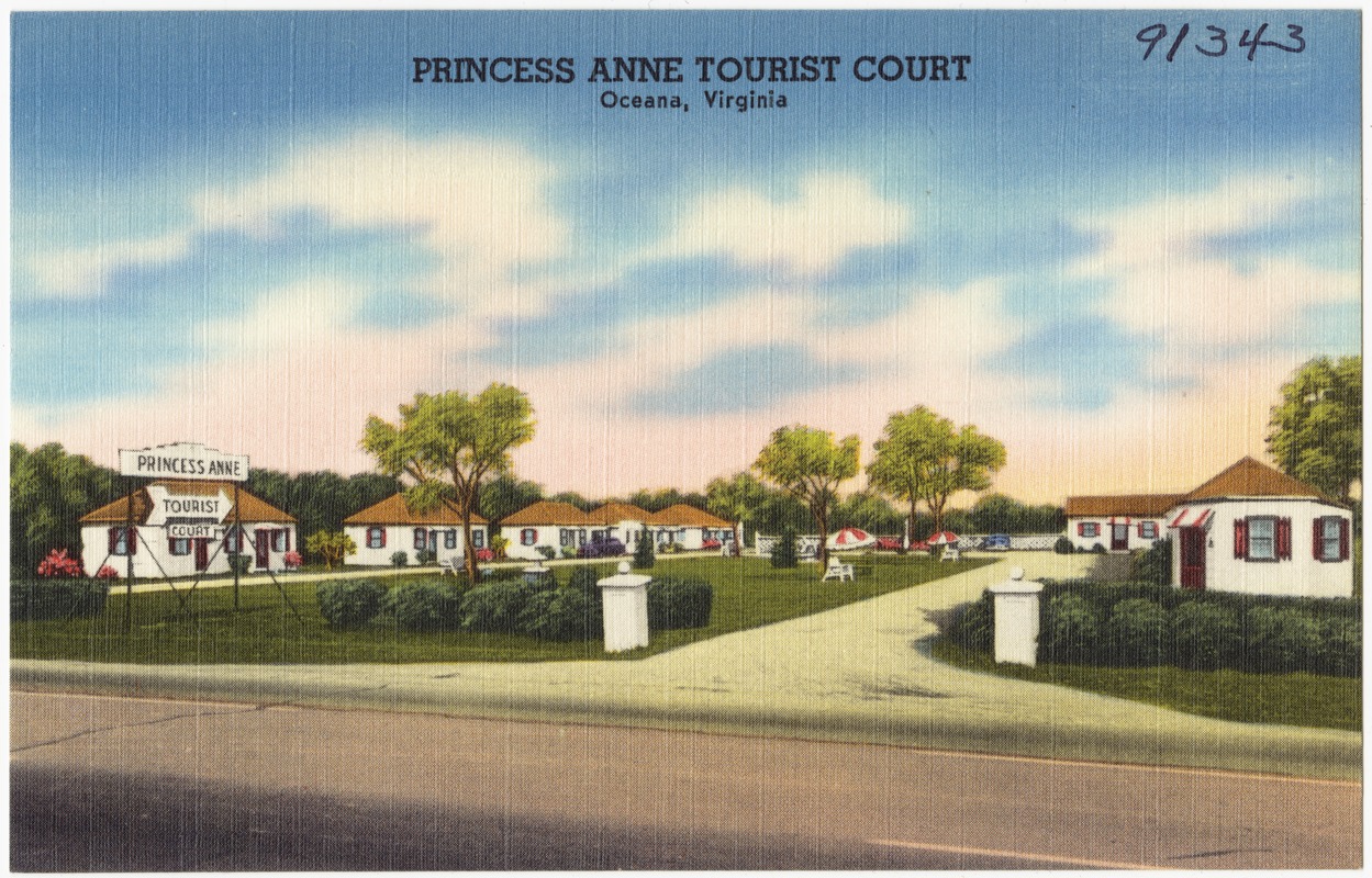 Princess Anne Tourist Court, Oceana, Virginia - Digital Commonwealth