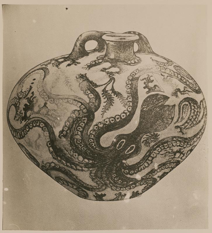 Minoan vase with octopus motif - Digital Commonwealth