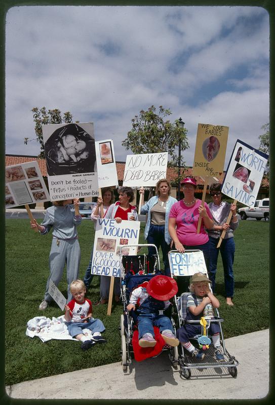 Pro-life demonstration - Digital Commonwealth